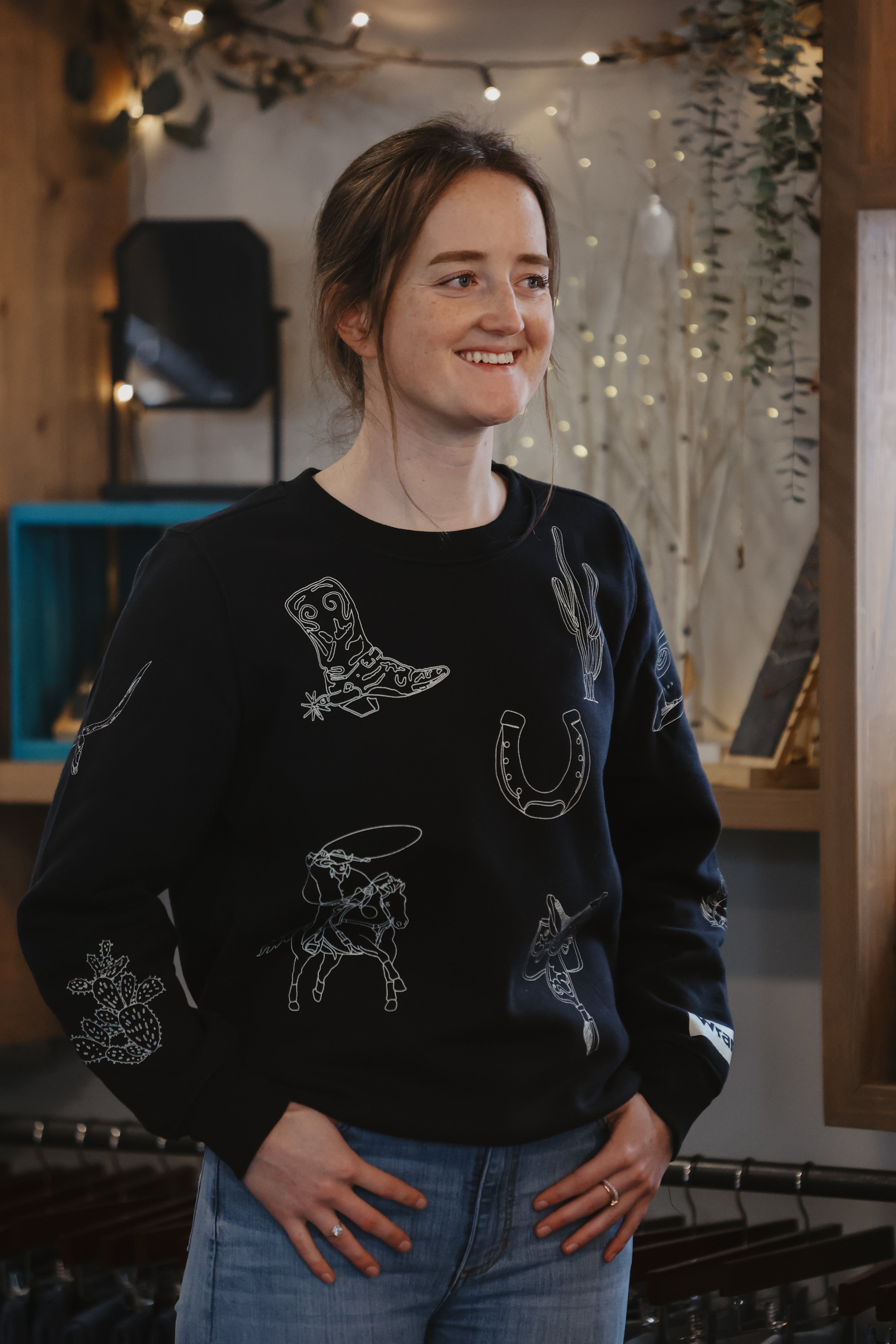 Wrangler - Women's Retro Punchy Crew Sweater – MarshallsCountryStore